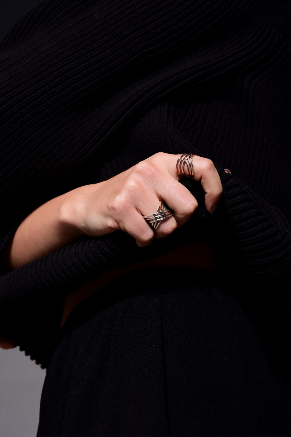 Hangar Ring Gold Plated Silver| Architecture-à-porter | Shop Now!